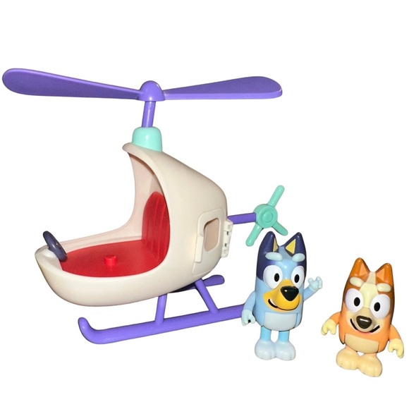 moose toys | Toys | Bluey Helicopter With Bluey Bingo Figures | Poshmark